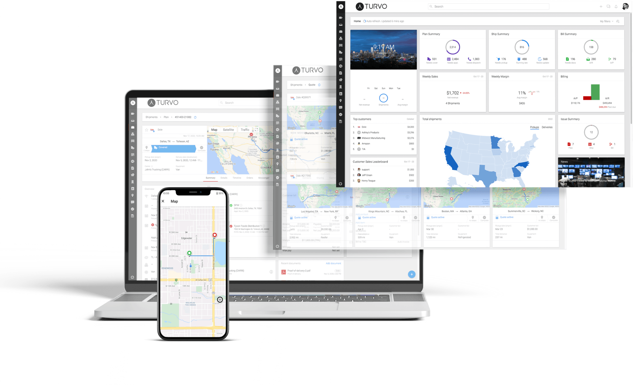 Transportation Management System (TMS) - Turvo